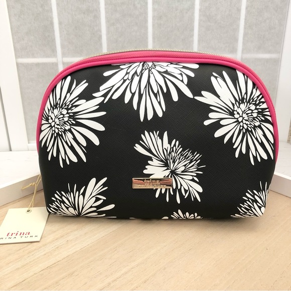 Trina Turk | Bags | Trina Turk Floral Print Dome Cosmetic Case New ...
